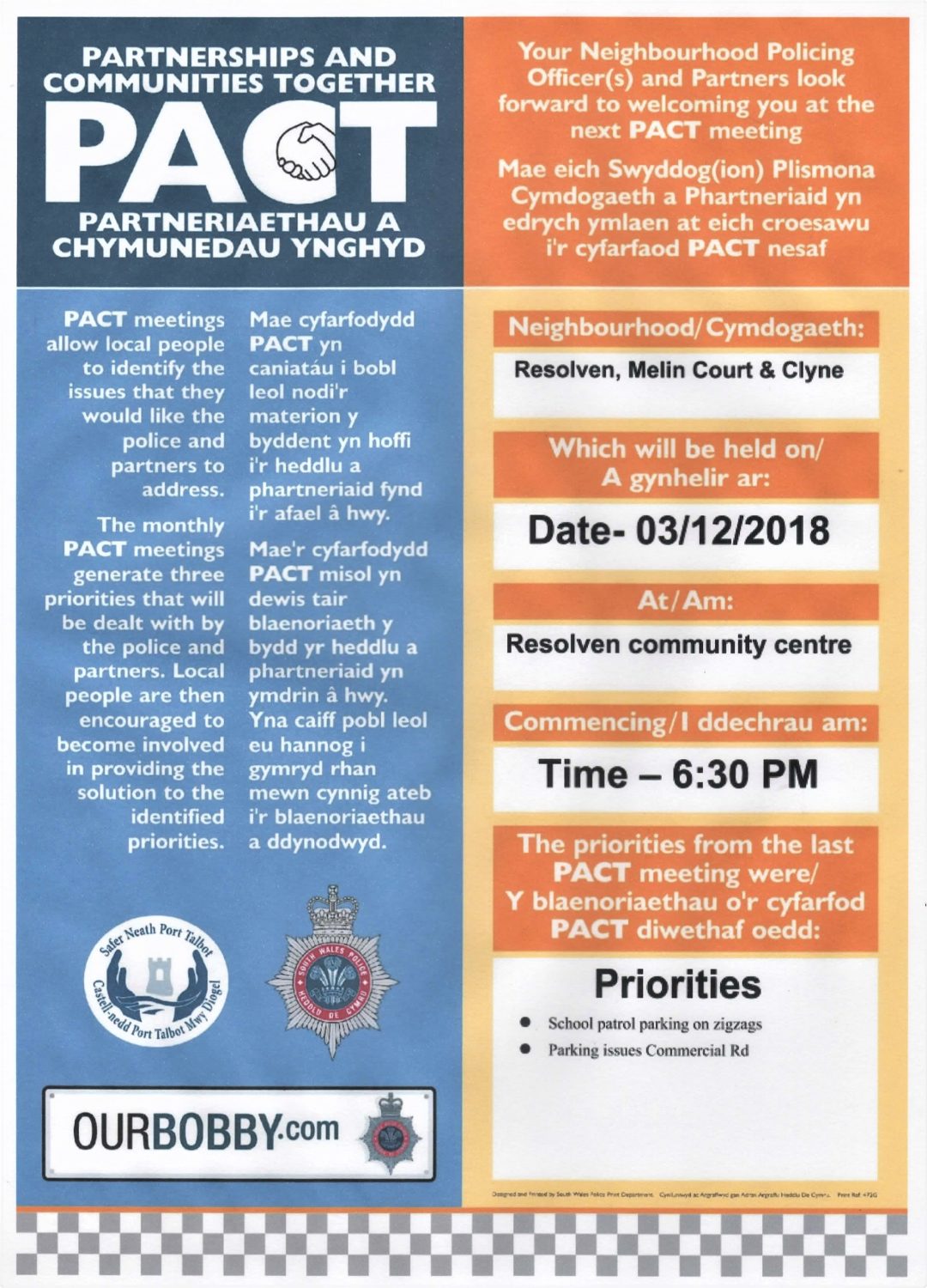 PACT MEETING – Resolven District News