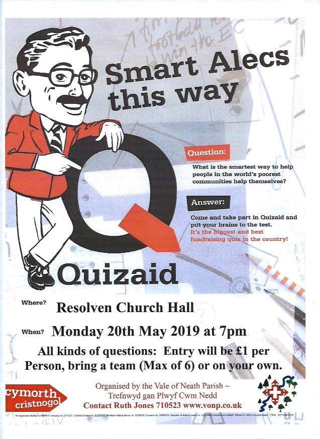 Church Quiz Night – Resolven District News
