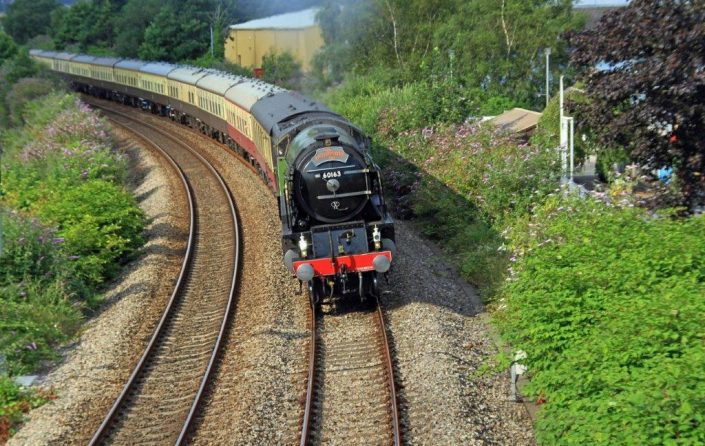 Tornado Train Steams Through Neath Station – Resolven District News