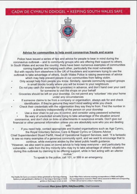 Police Advice Notice – Resolven District News